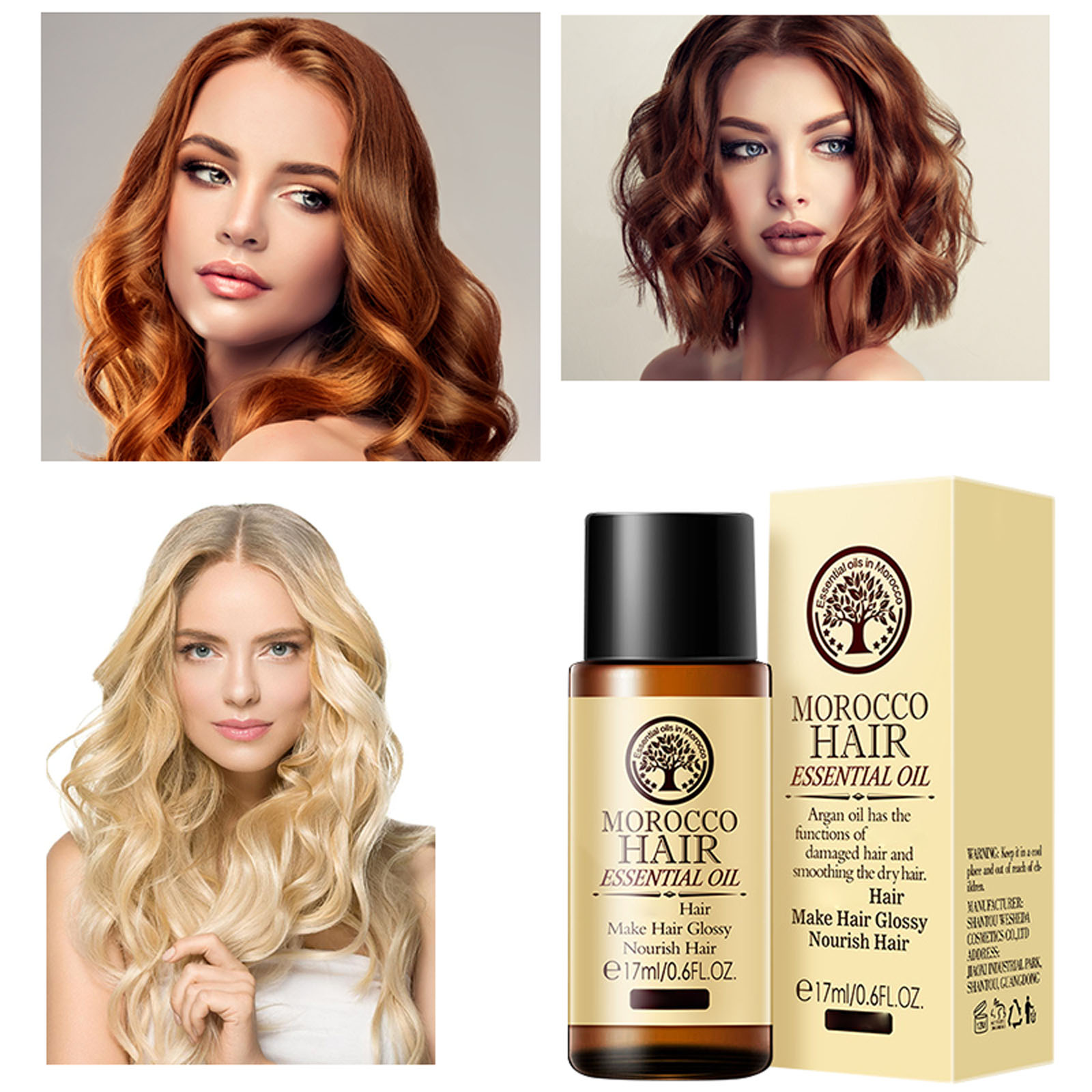 Shampoo Care Set Hair Care Oil Improves Dry Hair And Moisturizes Hair ...